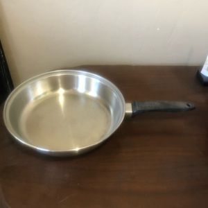 Flint Stainless Steel | Kitchen | Vintage Flint Stainless Steel Skillet ...